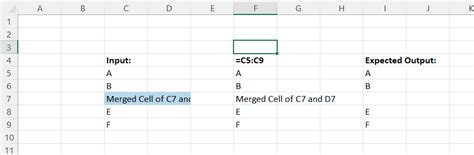 Excel Is There A Formula Way To Check If A Cell Is A Merged Cell Stack Overflow