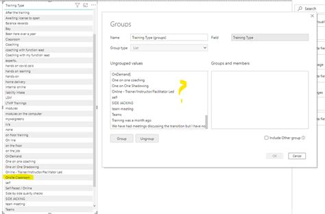Grouping Values Not Showing Microsoft Fabric Community