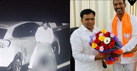 India A Video Of Bjp Leader Manoharlal Dhakad Has Surfaced In