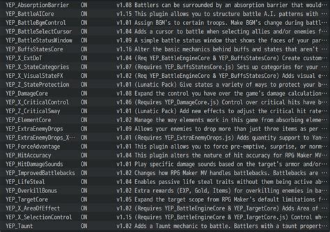 Syntaxerror Unexpected Identifier Yanfly Autopassive State Resolved Rpg Maker Forums
