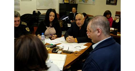 Борисов на заседание на щаба за изпълнение на Плана за защита при