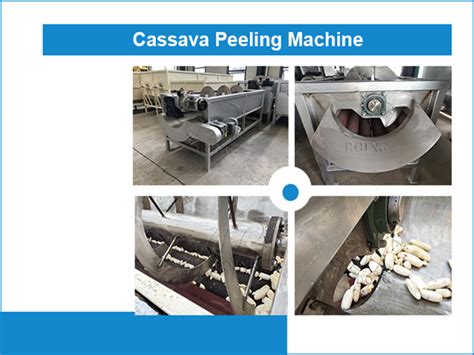 Henan Jinrui Companys 1t H Cassava Peeling Machine Was Purchased By A Philippine Customer News