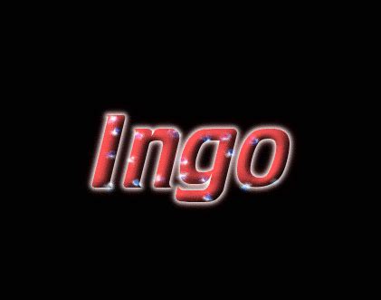 Ingo Logo Herramienta De Diseño De Nombres Gratis De Flaming Text