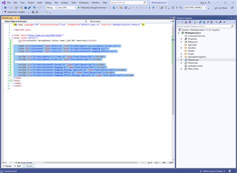 Add Web Spreadsheet Document Editor To An Aspnet Webforms Application