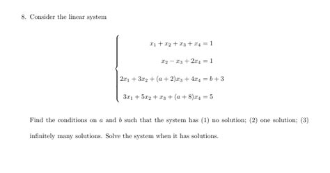 solved consider the linear