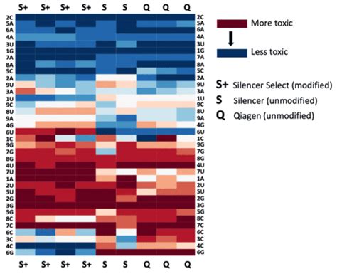 Chemical Modifications Only Shift The Sirna Seed Profile Sitools Biotech