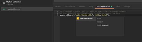 Controlling Variable Scope To Request Level Help Postman