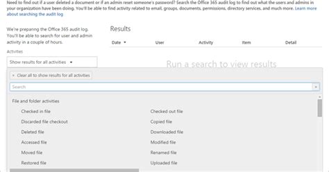A Static State Office Unified Audit Logging With SharePoint Online And OneDrive For Business
