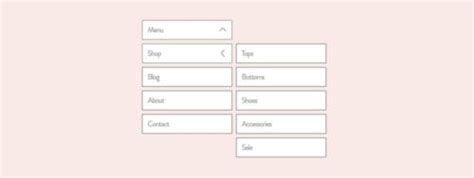 Menus En HTML Et CSS