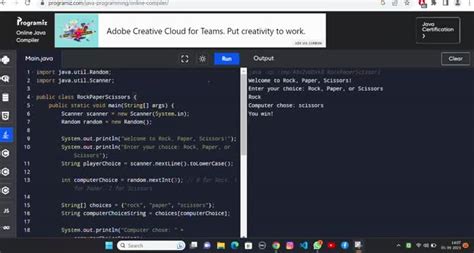 Vishal Mukta On Linkedin Javainternship Codingchallenge Rockpaperscissors Internpesuccess