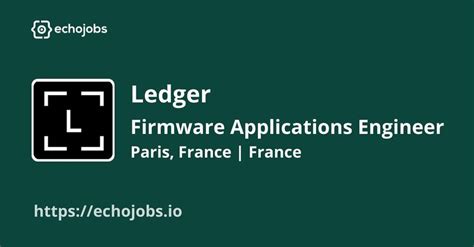 ledger is hiring firmware applications engineer paris france france remote hybrid [python