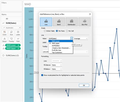 Statistical Tableau Using MAD To Detect Outliers In Non Normalized Data
