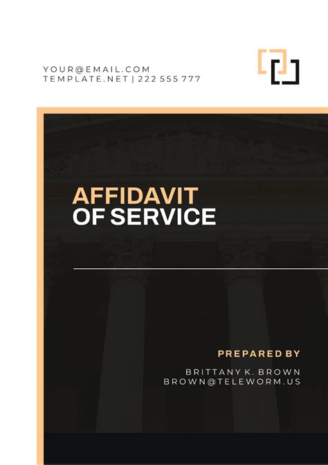 Free Washington Affidavit Of Service Template To Edit Online