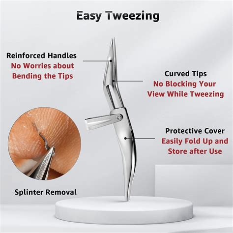 Durox Splinter Remover Tweezers First Aid Tool For Splinter Removal