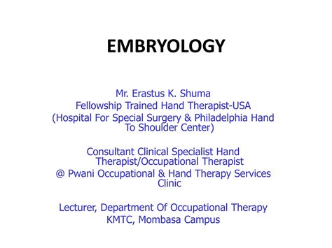 Embryology Basics Ppt 2023 Pptx