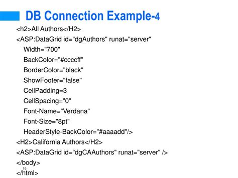 Ppt Introduction To Adonet Powerpoint Presentation Free Download Id170516
