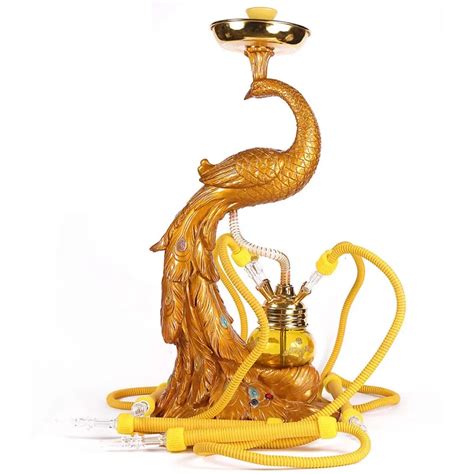 Durable Peacock Shisha Animal Hookah Big Narguile Furniture