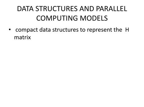 Ppt Massively Ldpc Decoding On Multicore Architectures Powerpoint Presentation Id2036044