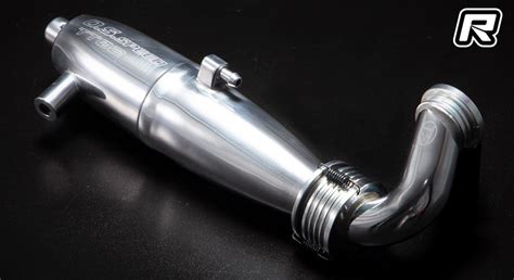 Red RC OS Speed TT02 MT02 Exhaust System