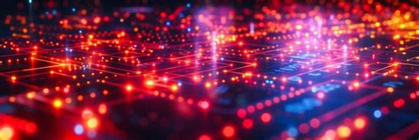 Premium Photo Cybernetic Connections A Visualization Of Digital Networks In A Futuristic Space