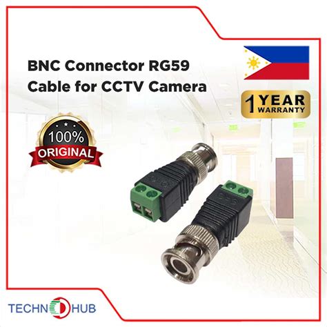 BNC Male Video CCTV Connector Shopee Philippines