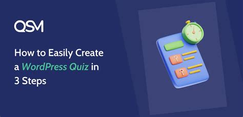 How To Create A Wordpress Quiz 3 Easy Steps No Coding Qsm