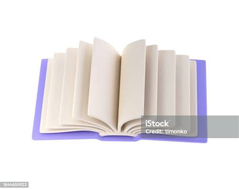3d 아이콘 열린 책 학교 흰 종이 빈 페이지와 책갈피가 있는 일기 클리핑 패스로 격리된 만화 미니멀 스타일 0명에 대한 스톡 사진 및 기타 이미지 Istock