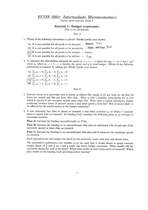 Microeconomics Tutorial Questions And Answers Econ0013 Microeconomics Econ0013 Stuvia Us