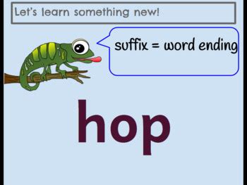 Adding Suffixes Lesson Based On The Science Of Reading By Better At The Beach