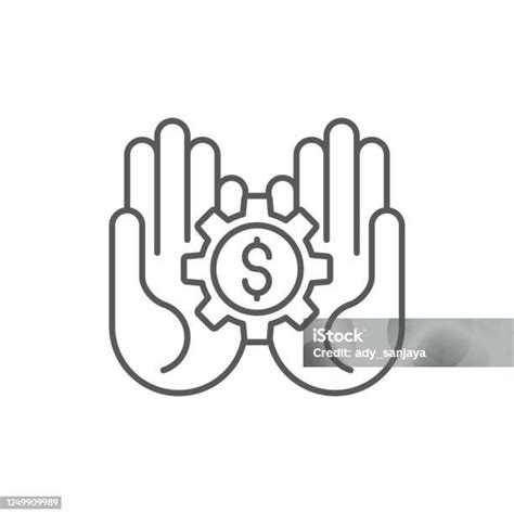 흰색 배경에 격리 된 장비와 돈 벡터 아이콘 기호를 들고 손 거친에 대한 스톡 벡터 아트 및 기타 이미지 거친 공학 교환 Istock