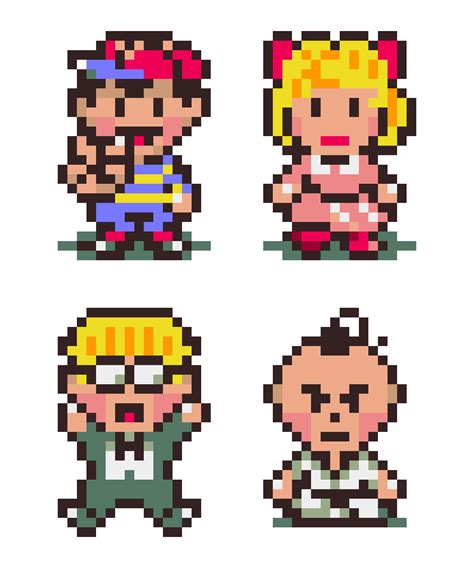 Earthbound Character Sprites