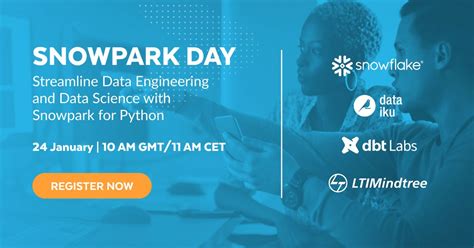 snowflake on linkedin snowpark day streamline data engineering and data science with snowpark…