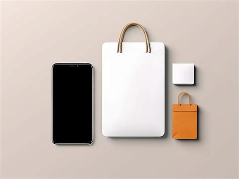 Premium AI Image Online Shopping Mock Up Design