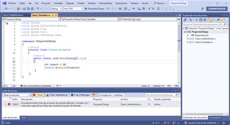 C Error Cs0017 Stack Overflow En Español