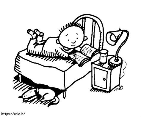Do Homework Coloring Page