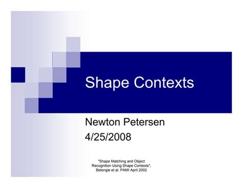 Shape Contexts Pdf Graphics Software Computer Software And