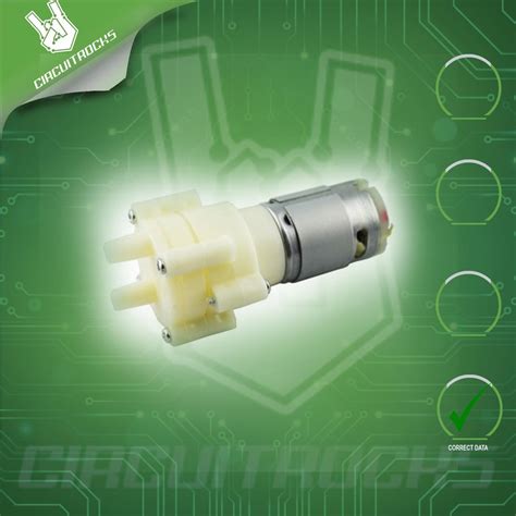 circuitrocks dc diaphragm pumps 6 12v r385 for arduino robots shopee philippines