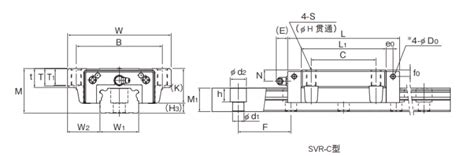Thk Svr30lc Block Linear Guide Slide Thk Linear Hiwin