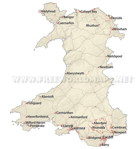 Wales Maps By