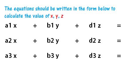 ALOOKtoELECTRONICS Program To Solve 3 Variable Equation Octave Code