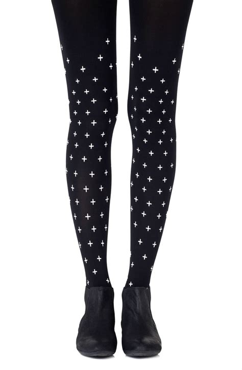 Zohara You Me Love Black Tights Wonderland Lingerie
