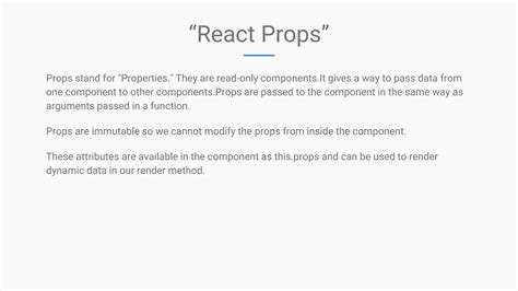 React Basics Pptx Web Development Internet