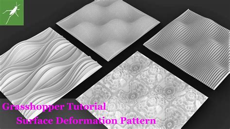 【grasshopper Tutorial】surface Deformation Pattern Youtube