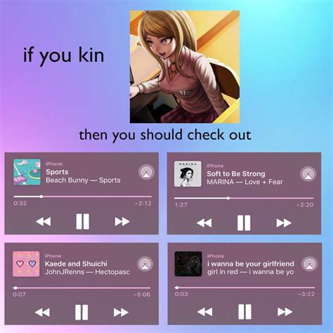 Kaede Kinnie Playlist 1 Danganronpa Funny Danganronpa Playlist
