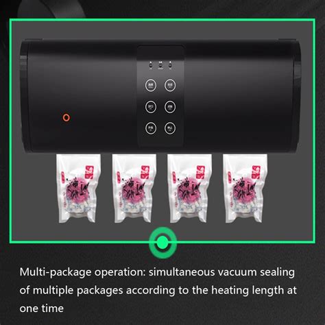 진공 부직포 씰링 기계 식품 보존 기계 소형 포장 기계 사양 더블 펌프 6 버튼 영국 플러그