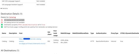 Solved Btp Destination In Bas Gives Error V2 Catalog Serv Sap