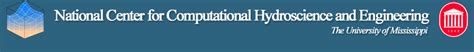 National Center For Computational Hydroscience And Engineering Ncche Website