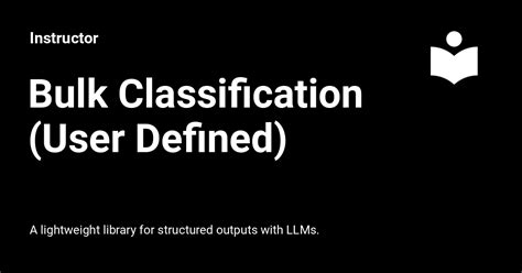 User Provided Tag Classification Tutorial Instructor