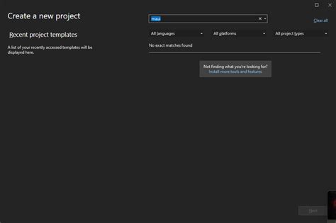 In Visual Studio 2022 176 Preview 2 New Net Maui Project Templates Doesnt Appear Microsoft Qanda