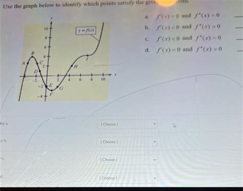 solved use the graph below to identify which points satisfy